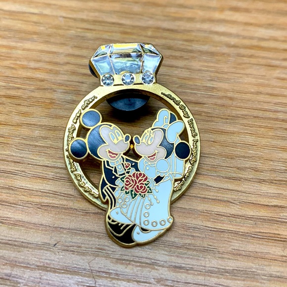 Disney | Jewelry | Limited Edition Disney Wedding Pin | Poshmark
